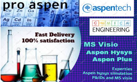Do Chemical Engineering Aspen Plus Aspen Hysys Visio Task By Pro
