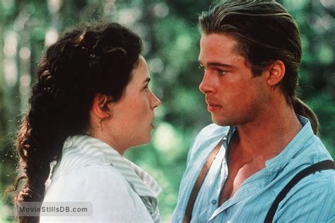 Legends Of The Fall Publicity Still Of Julia Ormond And Brad Pitt