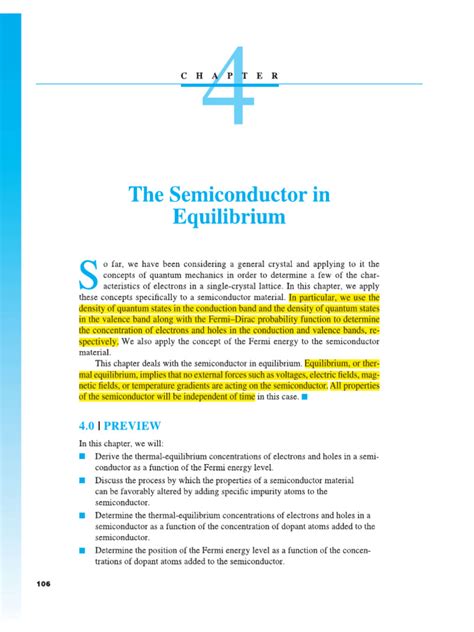 Semiconductor Physics And Devices Basic Principles 4th Edition Chapter