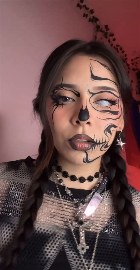 Pin De Mara A En Makeup Maquillaje De Halloween Bonito Maquillaje De