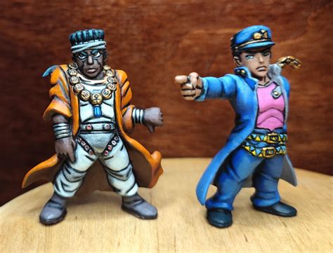 Here Comes My Repainted Avdol Mini Figure Rstardustcrusaders