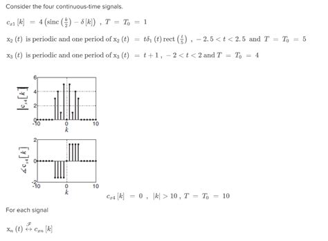 Solved A Identify Which Continuous Time Signal Is An Even Chegg