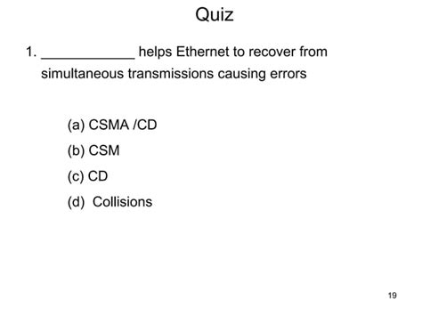 Csma Ppt Computer Networking Computing