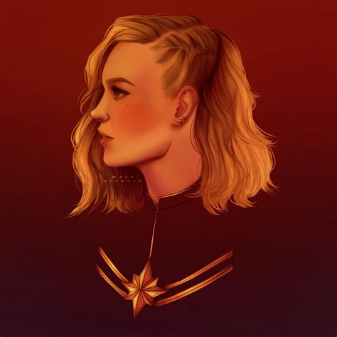 “captain Marvel” By Maxy Artwork Nerds Love Art