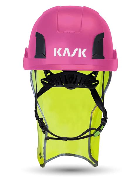 Pink Kask Zenith X2 Ansi Safety Helmet W 10 Neck Tss