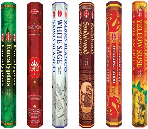Hem Assorted Hexa Combo Incense Sticks 6 Premium