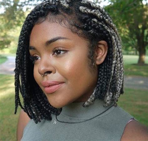 Salt And Pepper Braided Hairstyles