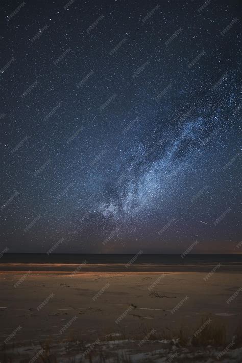 Premium Photo Real Photo Of The Milky Way Galaxies In The Night Sky