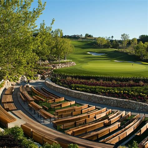 A Golf Tournament Setup With Luxury Seating And Vip Areas Premium Ai