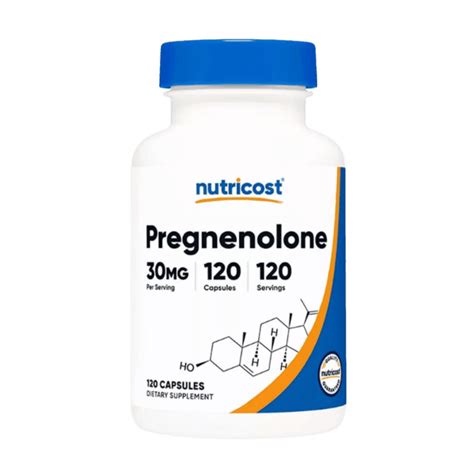 Pregnenolone 30mg 120caps Nutricost Aleksuplementi