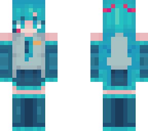 Hatsune Miku Minecraft Skins