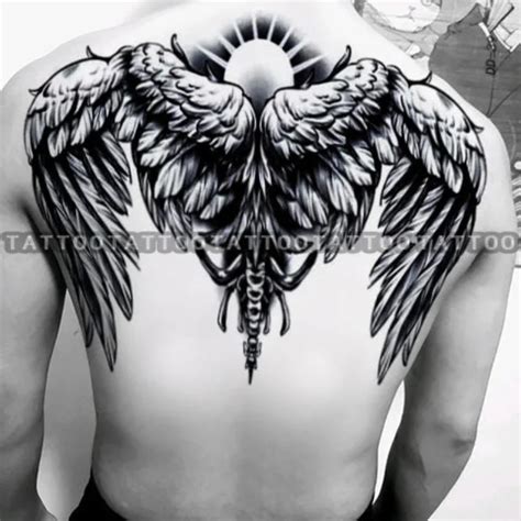 Back Tattoo Angel Wings