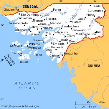 Guinea Bissau Map