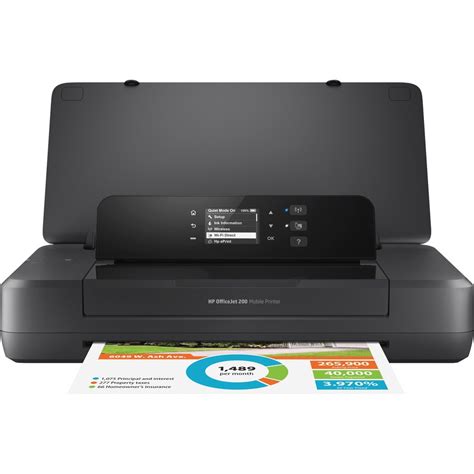 Hp Officejet 200 Portable Inkjet Printer Color 20 Ppm Mono 19 Ppm