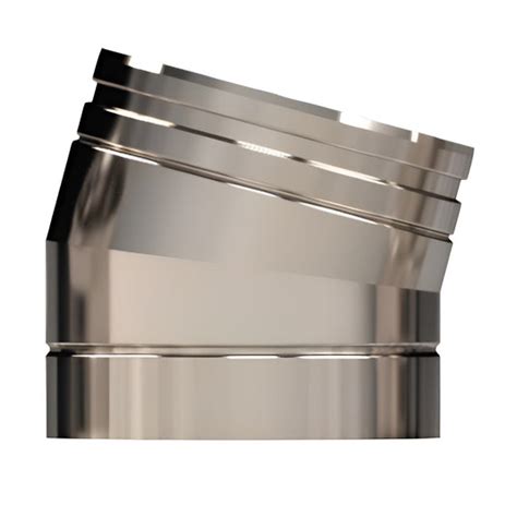 Midtherm Hts Twin Wall Flue 15° Elbow Fireplace Products