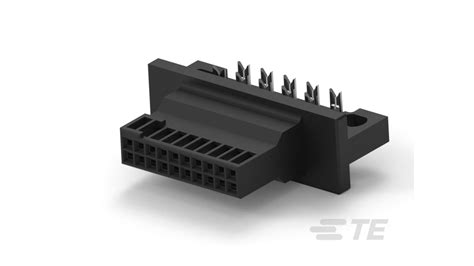 104893 2 Conector De Montaje En Pcb Vertical Te Connectivity Serie Ampmodu 50 50 Grid 20