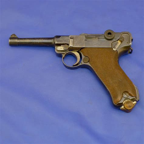luger p08 dwm 1918 army issue 9mm all matching lugerman