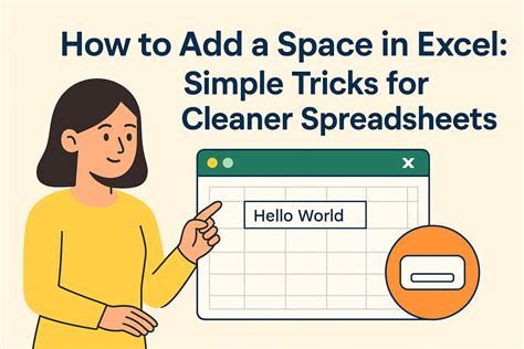 How To Add A Space In Excel Simple Tricks For Cleaner Spreadsheets