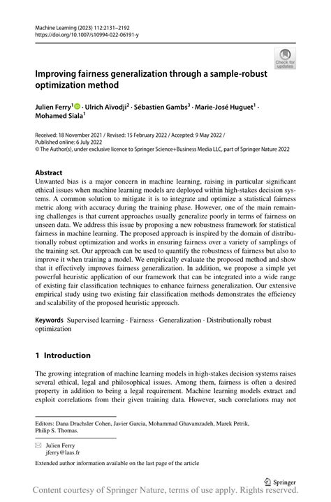 Improving Fairness Generalization Through A Sample Robust Optimization