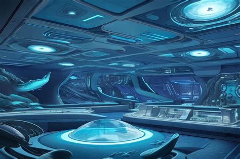 Premium Ai Image Extraterrestrial Oceanography Lab