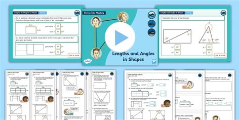 Supports White Rose Y5 Calculate Quadrilateral Length Angles
