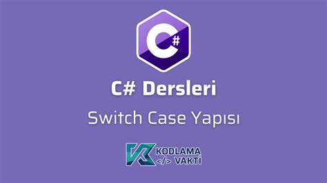 C Dersleri 23 Switch Case Yapısı Kodlama Vakti