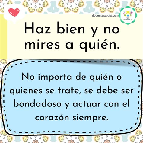 25 Refranes Cortos Con Su Significado