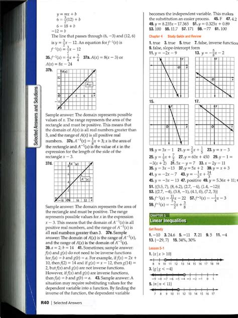 A1 Chapter 5 Answer Key Pdf