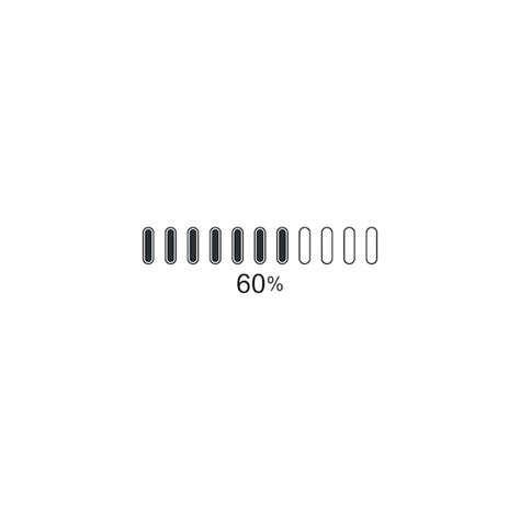 Premium Vector Loading Bar Icon Logo Template