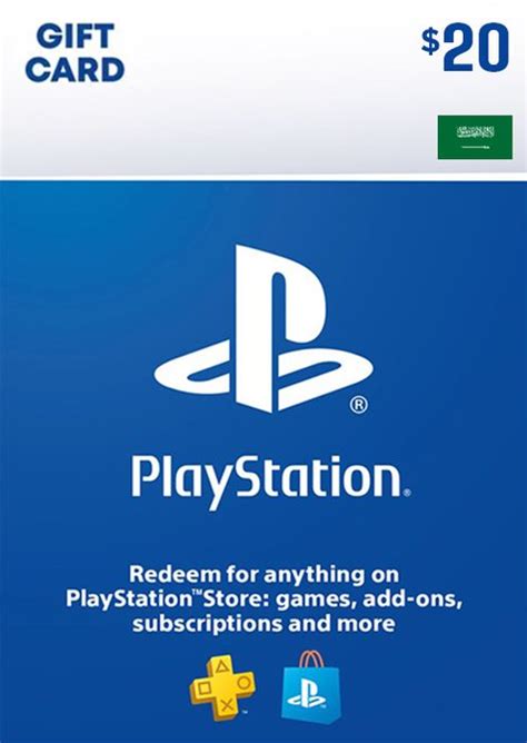 Playstation Network Psn Card 20 Usd Ksa Playstation Cdkeys