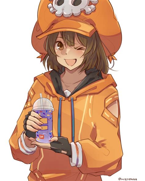 Mil17459623 May Guilty Gear Guilty Gear Mcdonalds Orange Headwear Absurdres Highres