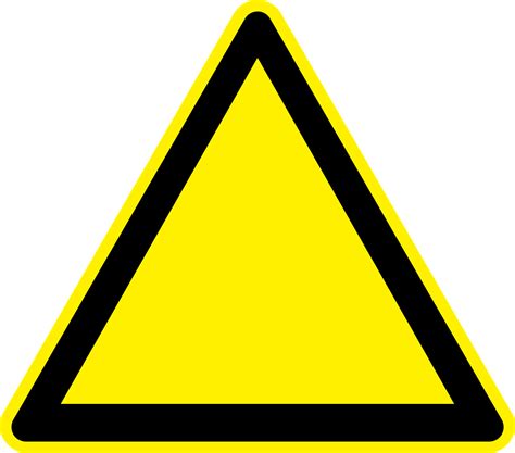 Yellow Safety Sign