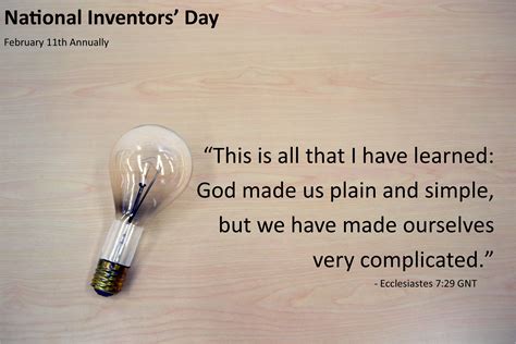 National Inventors Day Joy For Today
