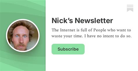 Nicks Newsletter Nick Meister Substack