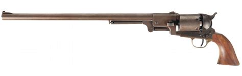 Copy Of A Colt Dragoon Revolver With Extra Long Barrel