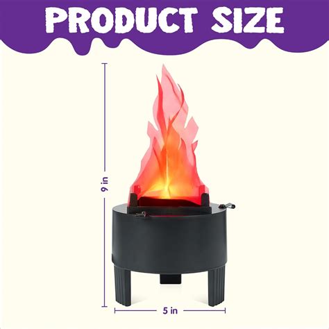 Joyin Fake Fire Flames Lamp Artificial Campfire Halloween Decorations