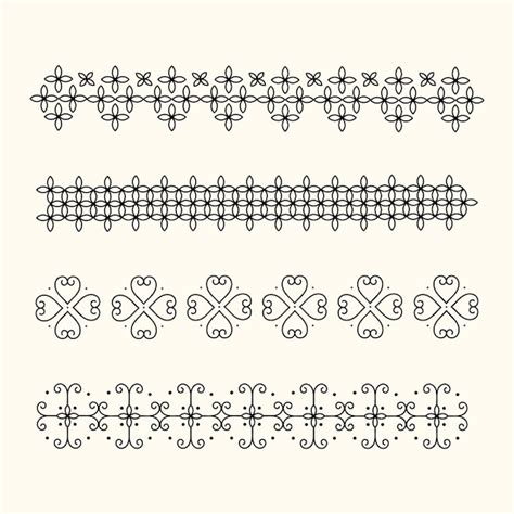 Premium Vector Cute Handmade Decorative Patterns