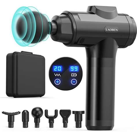 Masseurpistolet De Massage 20 Vitesses 6 Têtes Masseusesport De