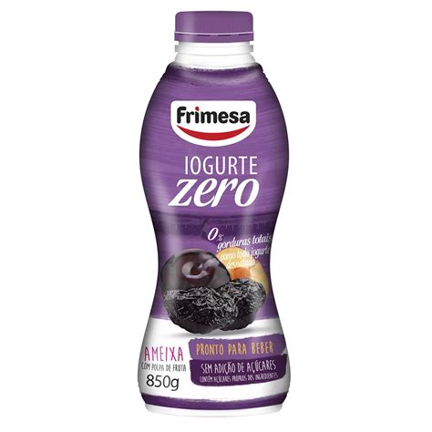 Iogurte Frimesa Sabor Ameixa Zero Garrafa 850g Treichel Delivery