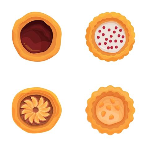 Premium Vector Assorted Mini Fruit Tarts Illustration