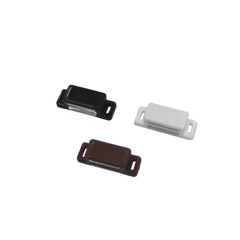 Plastic Mini Door Latches Tiny Door Catch With Magnet For Modular Cabinet Small Wooden Box Door