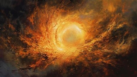 Premium Ai Image Fire Hole