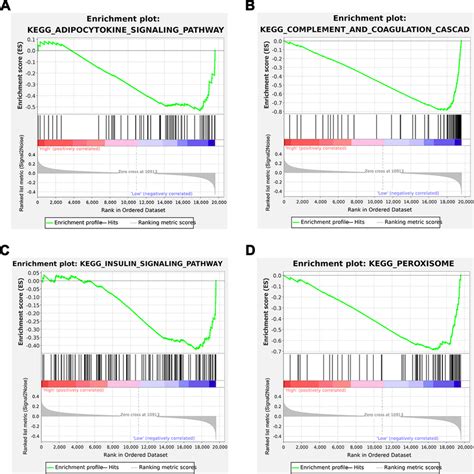 Gene Set Enrichment Analysis Gsea Analysis Between The Low And High