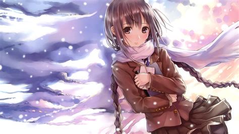 Winter Anime Wallpaper 80 Pictures Wallpaperset