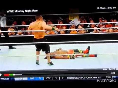 Wwe Fake Moment John Cena Randy Orton At Their Best Fake Fight