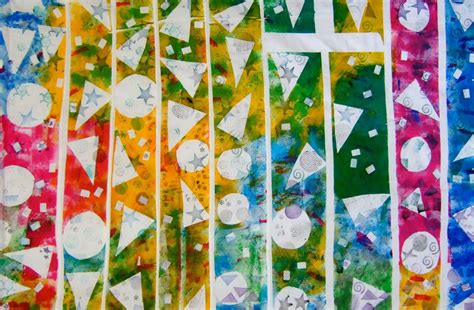Fabric Printing With Masking Tape The Curious Printmaker