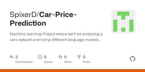 Github Spixerdcar Price Prediction Machine Learning Project Where