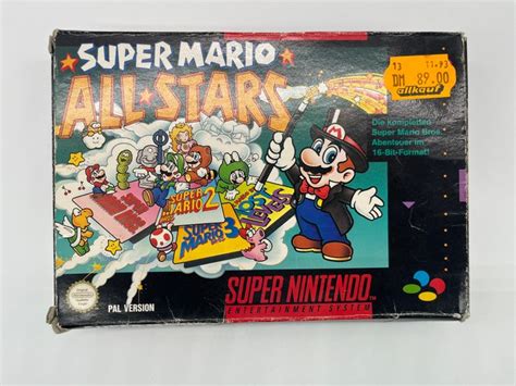 Nintendo Snes Super Mario All Stars Super Nintendo Pal Complete