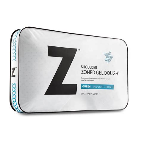 Malouf Shoulder Zoned Side Sleeper Gel Dough® Side Sleeper Pillow The