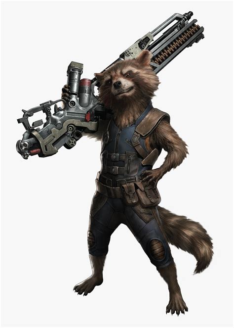 Rocket Raccoon Infinity War Hd Png Download Kindpng